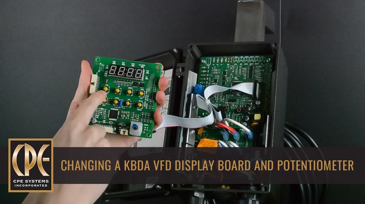 How to Change a Display Board and Potentiometer on a KBDA VFD – CPE ...
