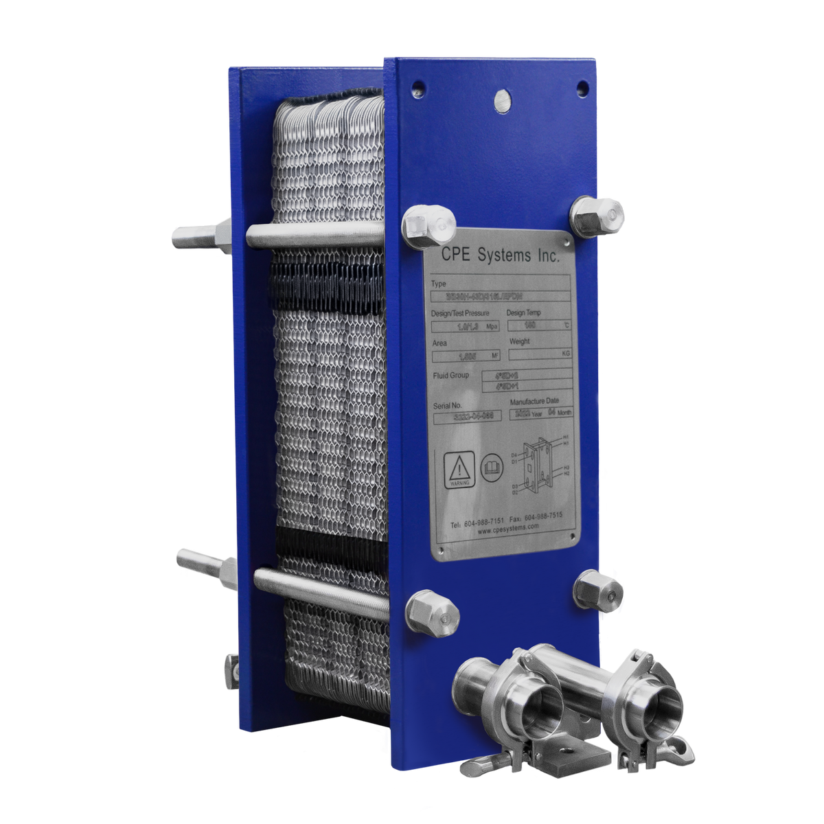 CPE30H-XXD Plate Heat Exchanger – CPE Systems Canada